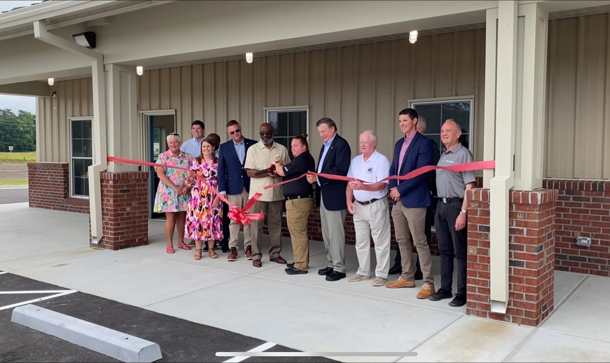 Trenton EMS Station Ribbon Cutting - Farrior & Sons